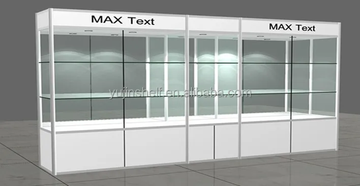 Used Full Vision Glass Display Case - Durable & Versatile