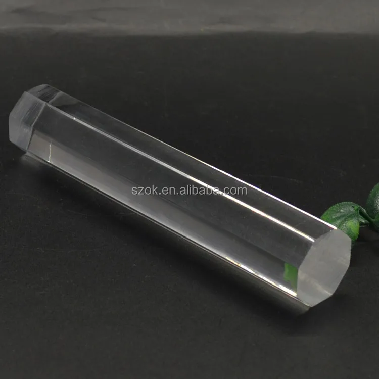 Custom Plastic Octagonal Solid Clear Acrylic Tube - Buy Clear Acrylic ...