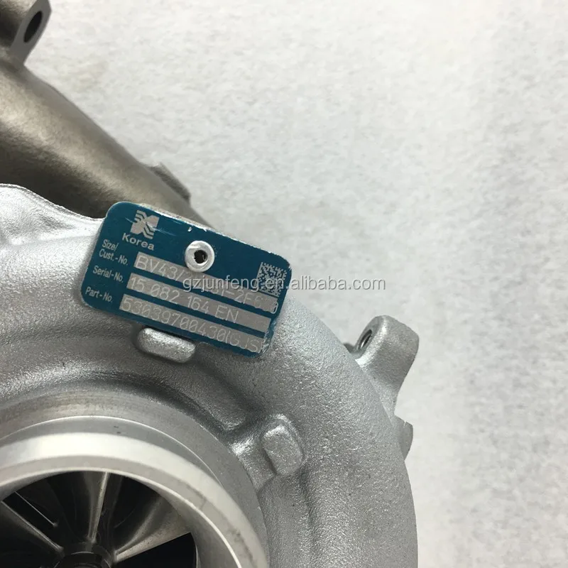 Bv43 Turbocharger For Kia Sorento 2.2 D4hb Diesel Engine 53039700430 ...
