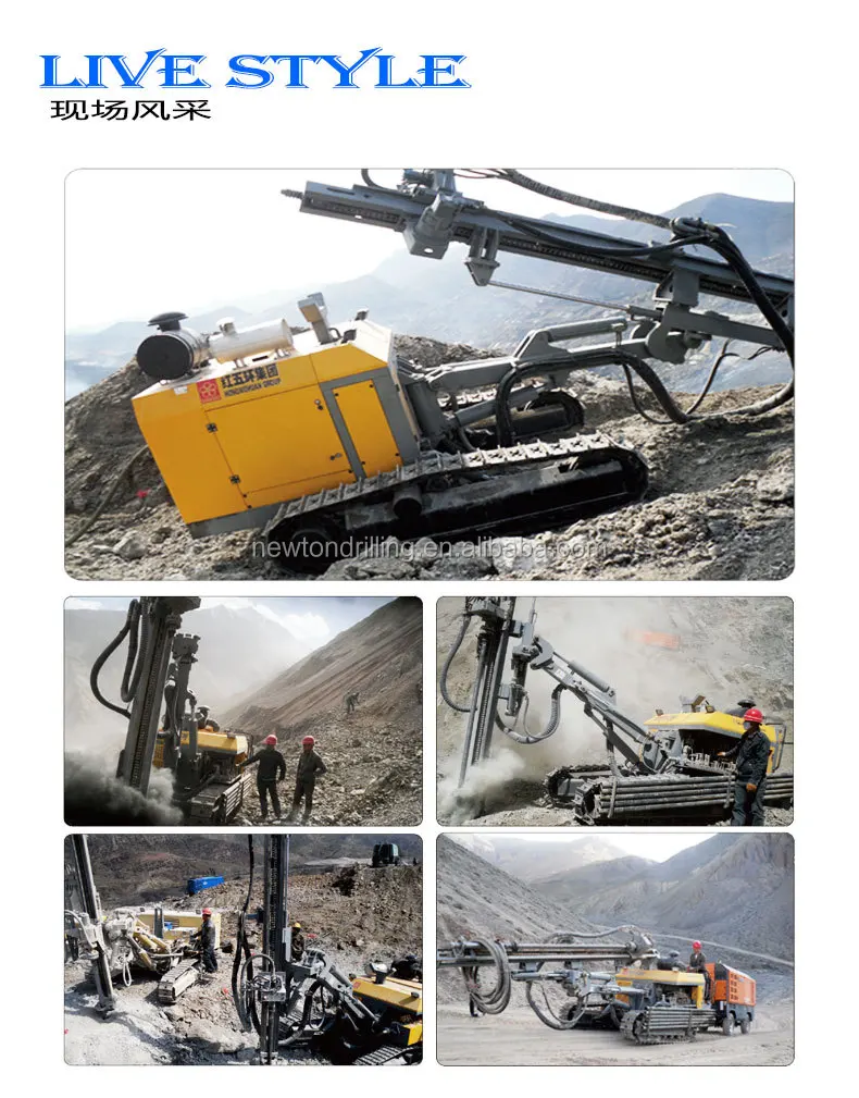 Gia B1 Drill Rigportable Open Pit Mining Driller Rig Made In China ...