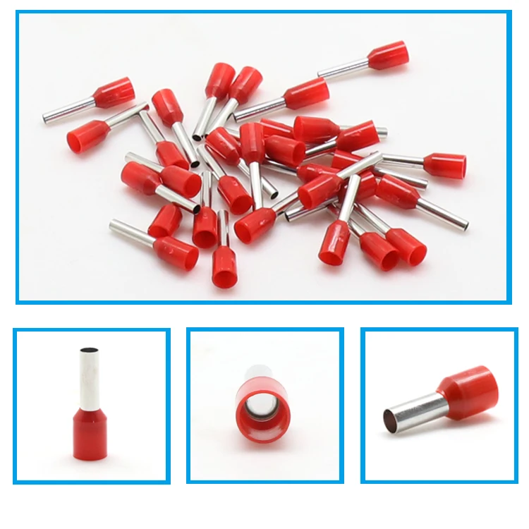 High quality 0.25-150 square millimeter T2 copper cord end ferrules ...