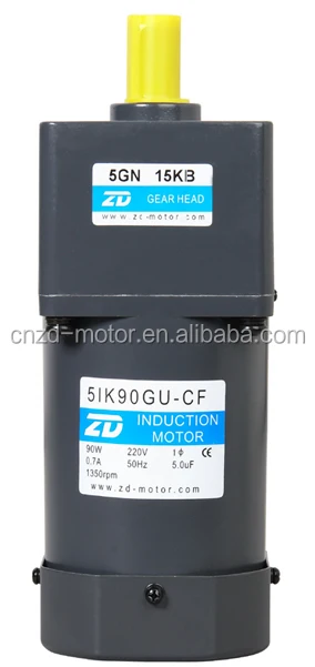 Zd Ac Gear Motor (90mm),5ik90gn-cf / 5gu 15kb,220v 90w,Ac Induction ...