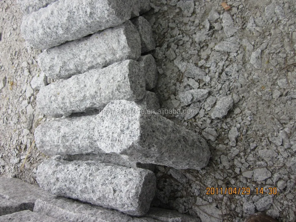 Natural Stone Garden Edge Stone Palisade Guard Rails Pillars Barriers