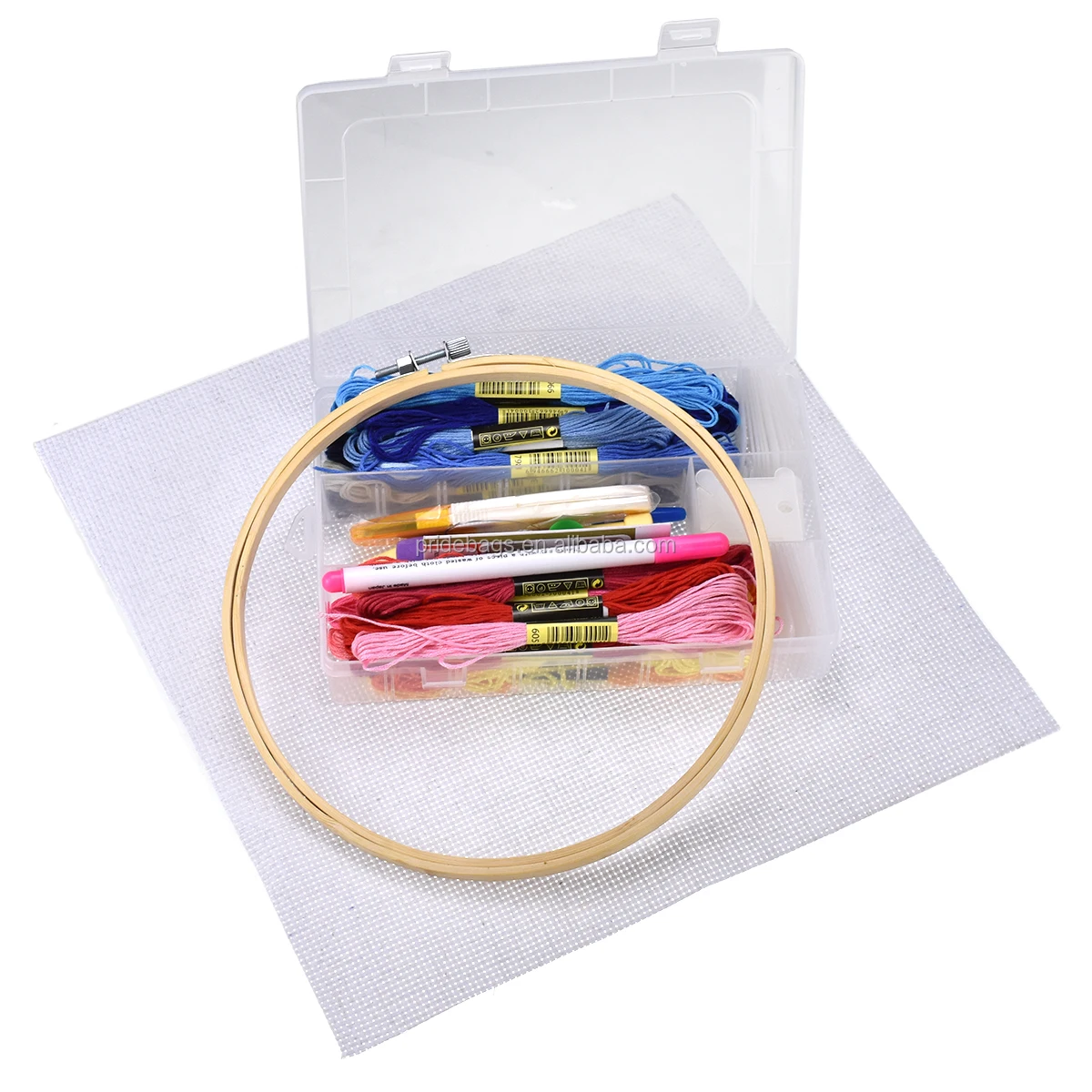Magic Embroidery Pen Punch Needle Set 32pcs Embroidery Floss Cross ...