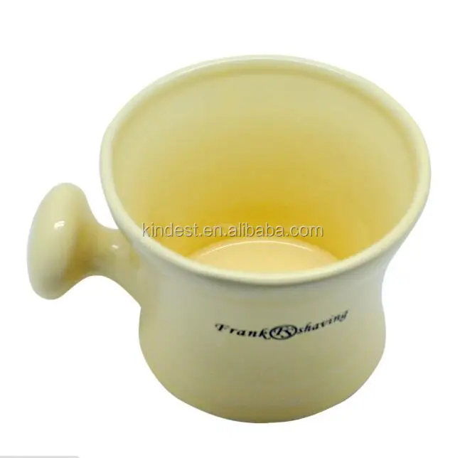 Black Porcelain Shaving Scuttle Mug Keep Lather Always Warm Large Deep ...