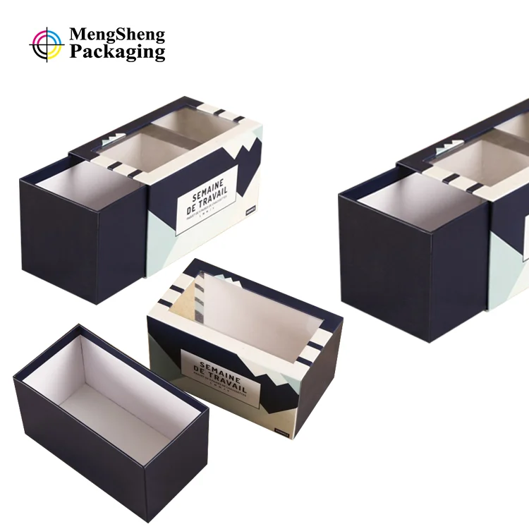 Custom Open Display Packaging Boxes Cardboard Bakery Cake Sweet Rose ...