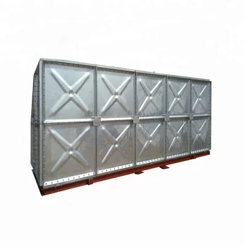 200m3 Cube Hot Dip Galvanized Steel Water Tank - Buy Galvanized Steel ...