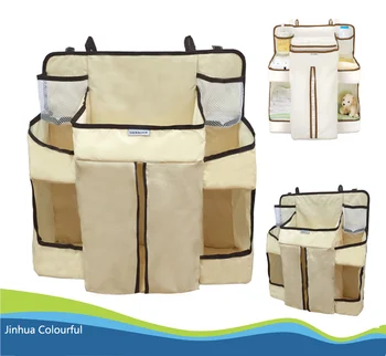 Multi-bags Bed Hangs Organizer Nappy Stacker Nappy Bag Bed Hangs ...