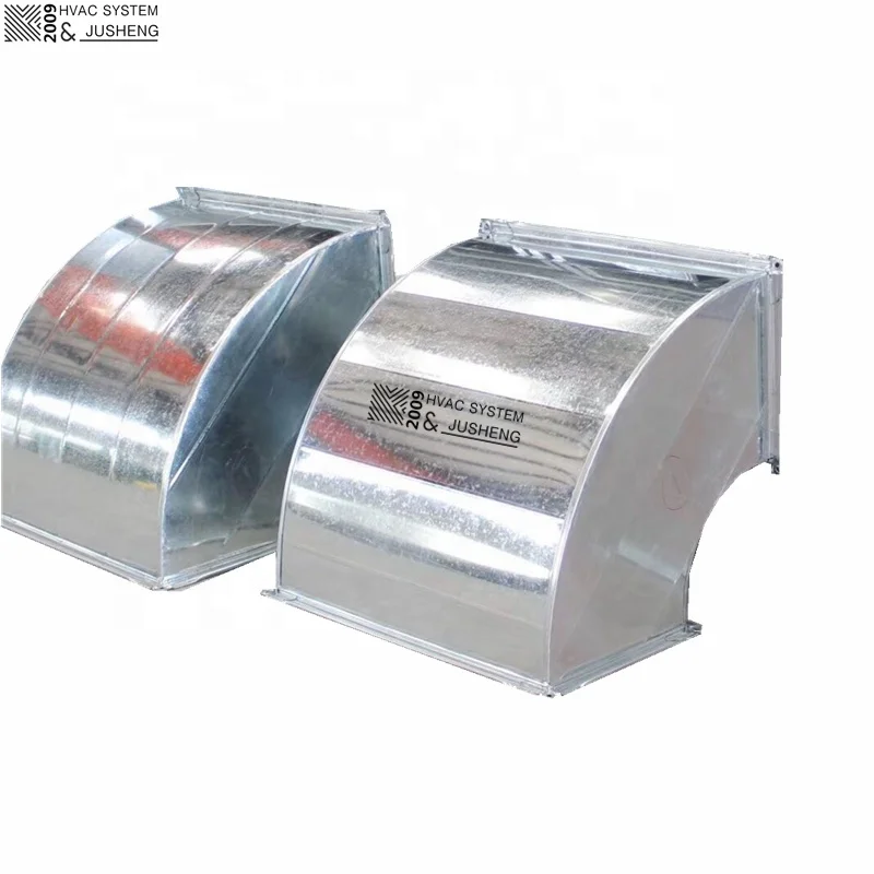 Ventilation System Galvanized Steel Square Rectangular Air Duct - Buy ...