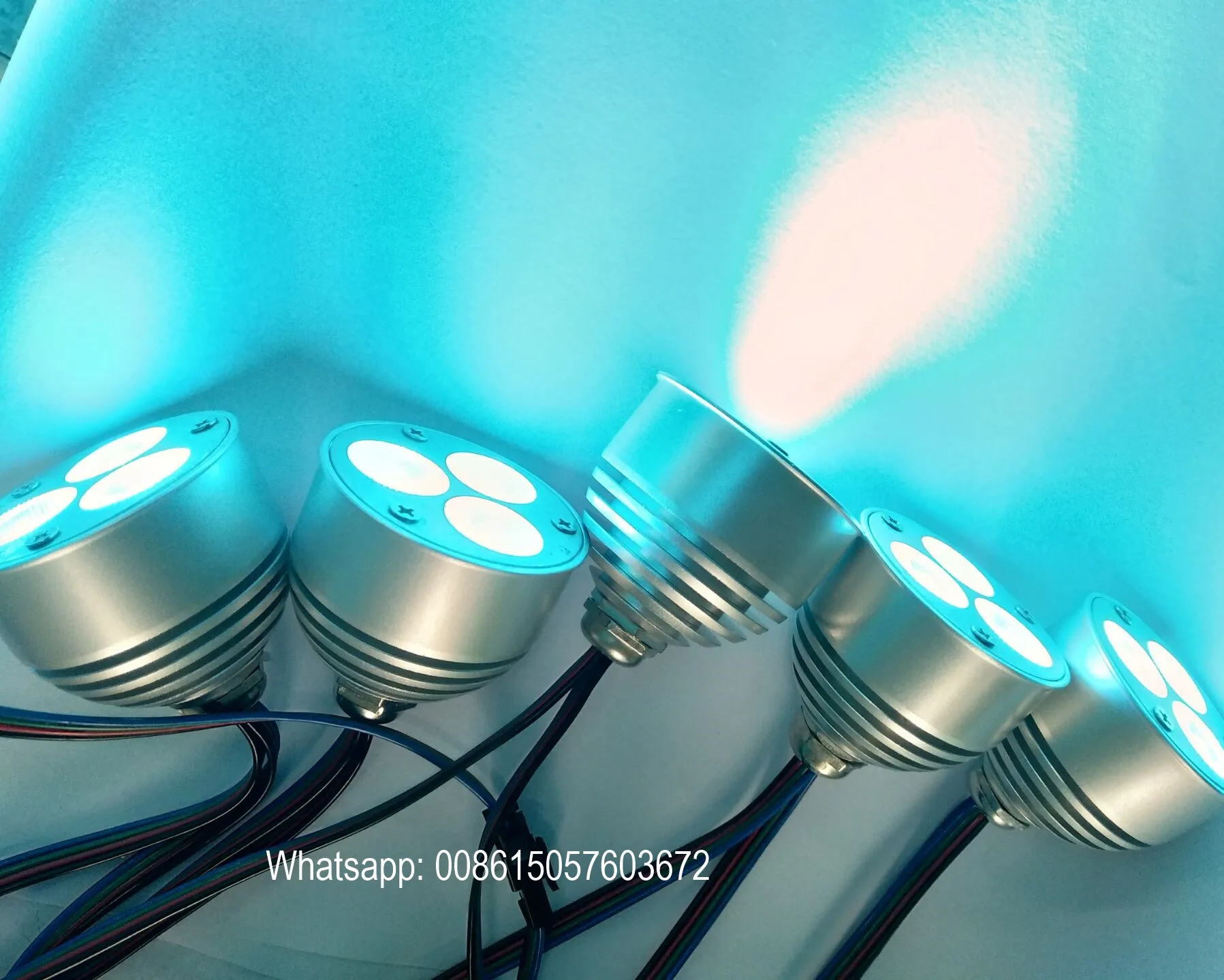 6w Mini 50mm Rgb Led Spotlight 12v/24v Dc 3in1 Rgb Led Light Dmx ...