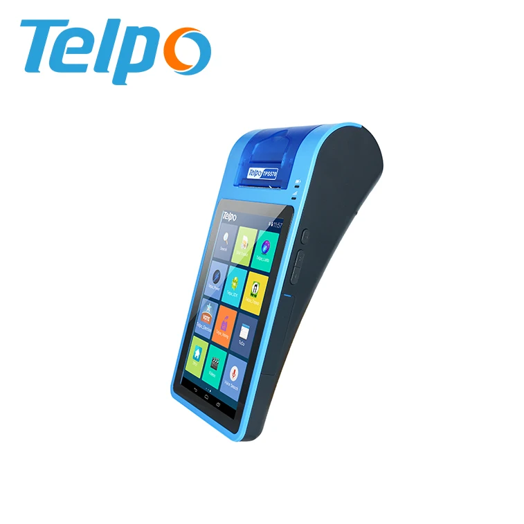 Telpo Tps570 Bluetooth Wifi All In One Pos Terminal Android Pos Printer ...