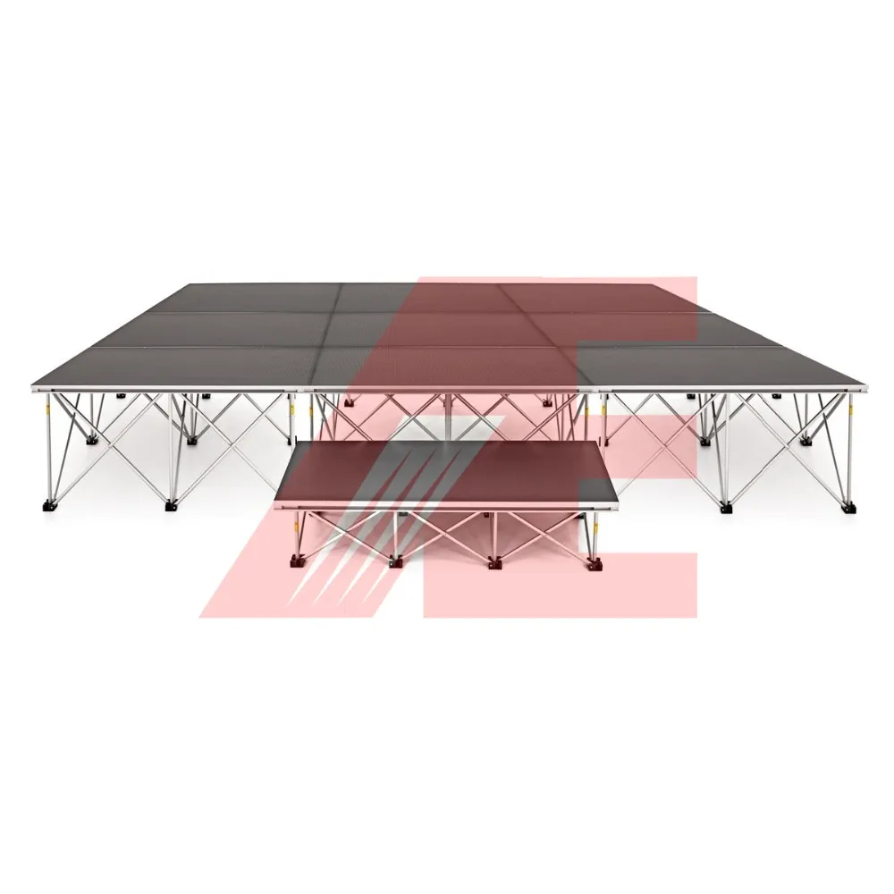 Ae High Quality 4x8 Deck Portable Podium Collapsible Drum Stage Riser ...