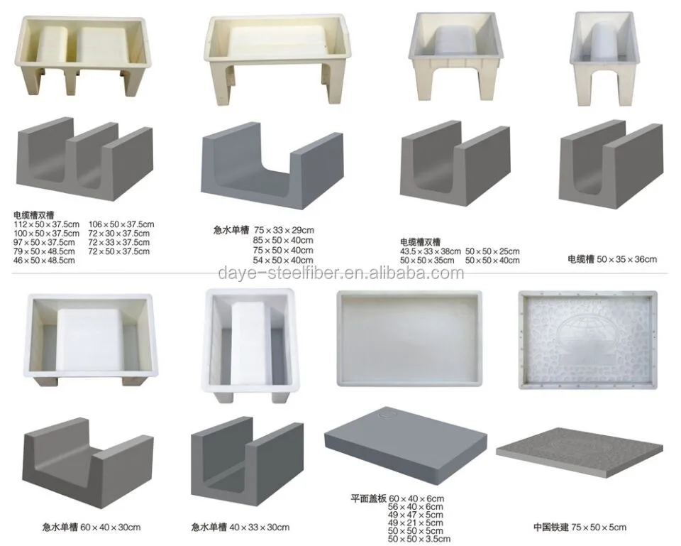 Convenient Installation Ultra High Performance Concrete Precast Cable ...