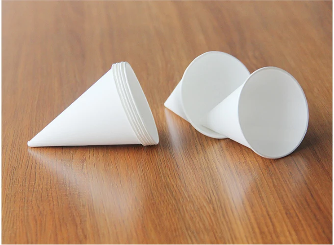 3.7/4.5/6 Oz Paper Snow Cone Cups Disposable Paper Funnel Cups - Buy 6 ...