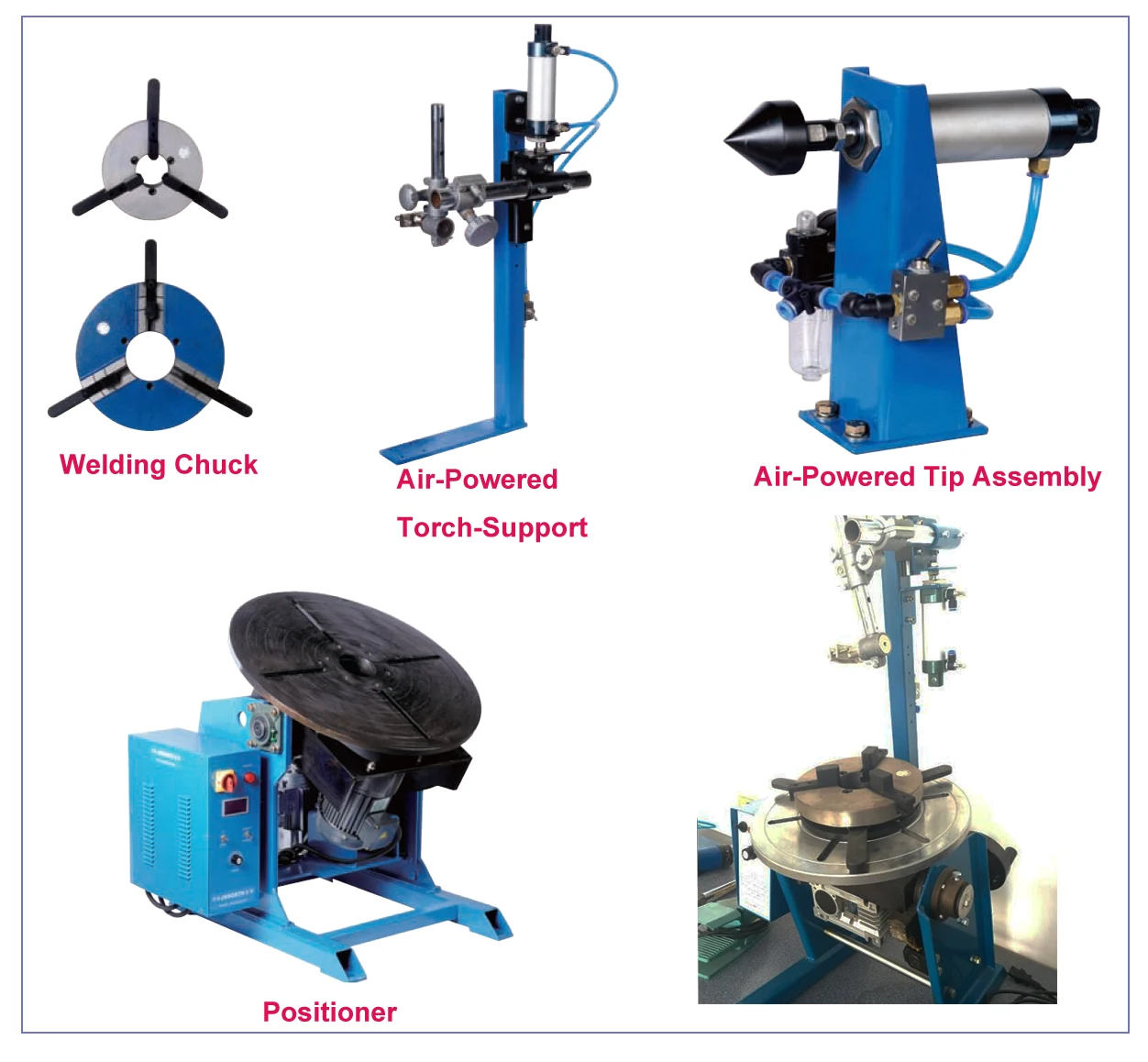 BYT-500 Heavy Duty Automatic Welding Positioner with Rotating Table