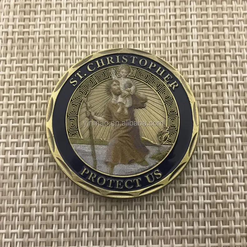 St. Christopher Patron Saint Of Travelers Non-currency Coins,Amen ...