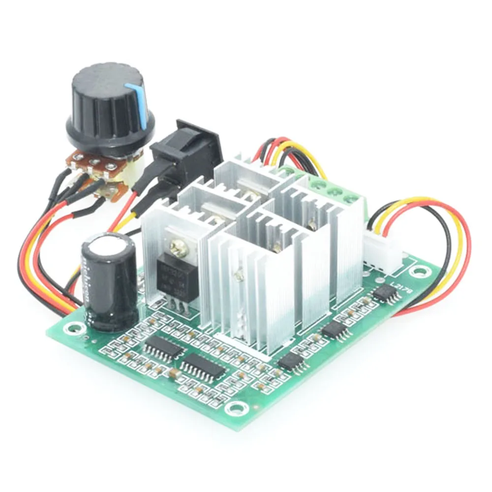 Dc 5-36v 15a Brushless Motor Speed Controller Reversible Pwm Control ...