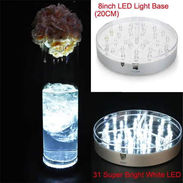 Centerpiece Hookah - LED Light Base with 8inch White Leds