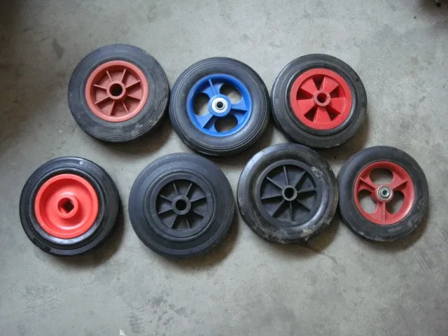 5 Inch Small Solid Rubber Wheels For Hotel Luggage Cart,Shopping ...