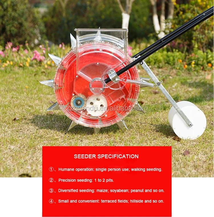 Seed planter machine/ hand seeding machine / manusal seeder machine ...