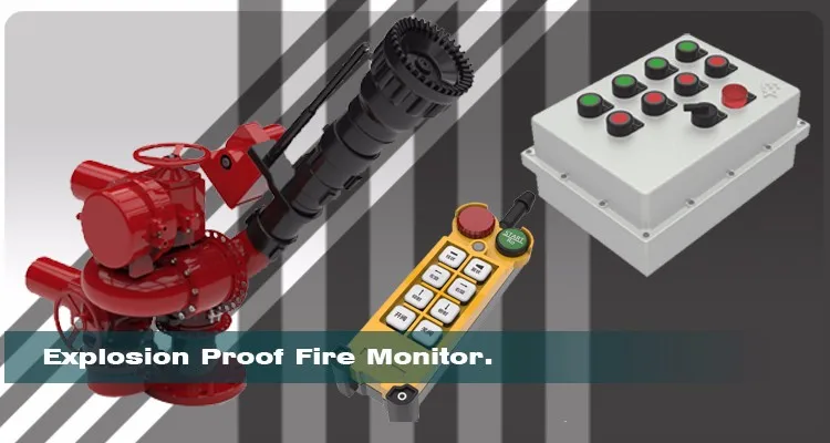 Forede 80 Lps Ex Proof Electric Remote Control Fire Water Monitor for ...