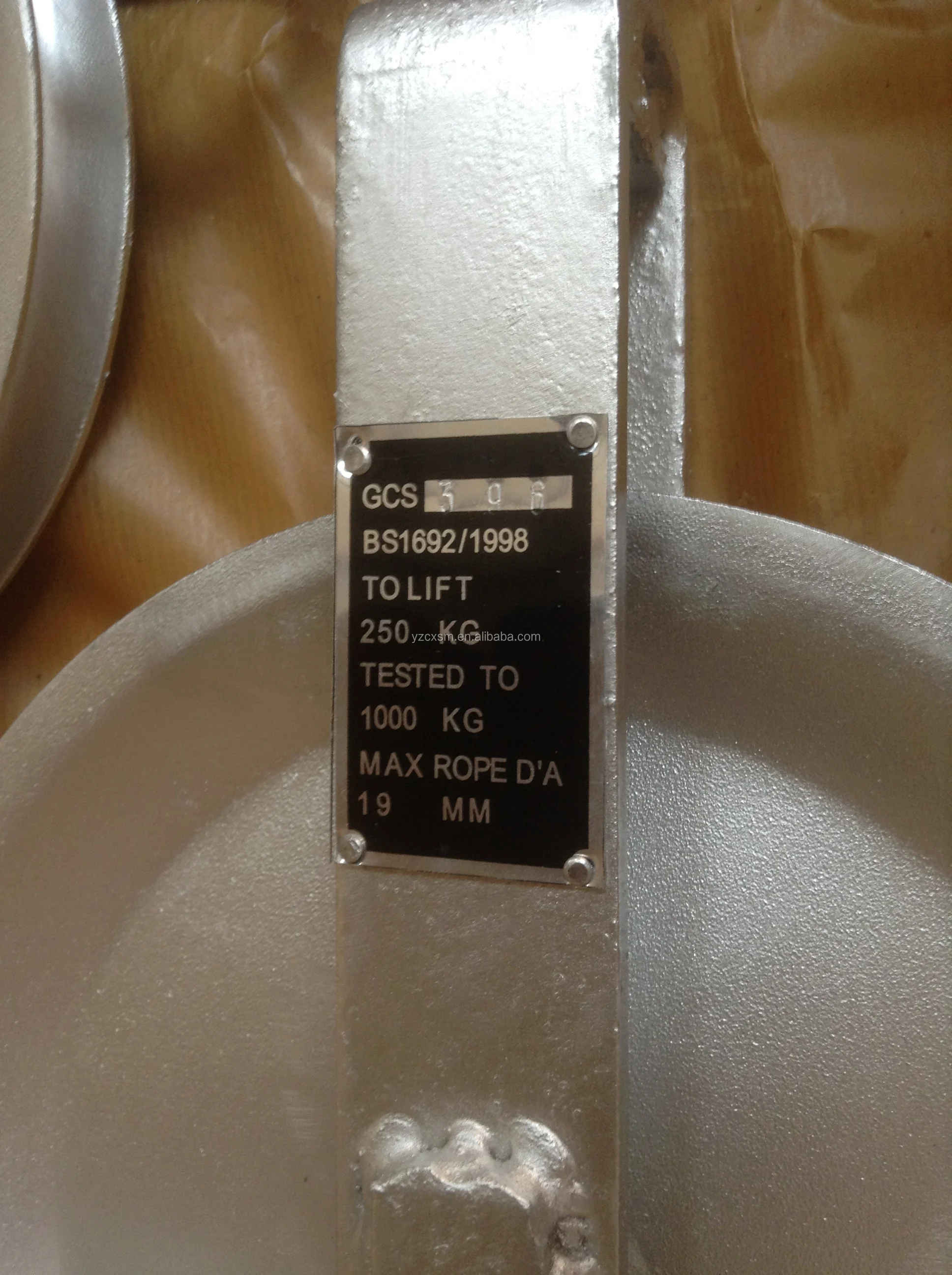 Gin Wheel With Manila Rope,Can Be Assembled With Scaffold - Buy 10" Gin ...