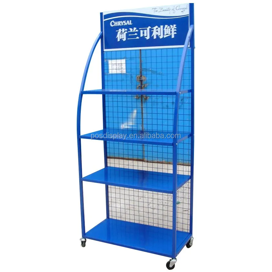 Factory Flooring Stand Lubrication Oil Display Rack Car Metal Lube ...