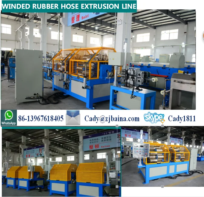 High Pressure Rubber Hose Making Machine / Hydraulic Rubber Hose Making ...