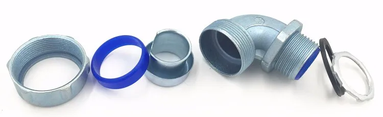 90 Degree Flexible Conduit Fittings Connector - Waterproof
