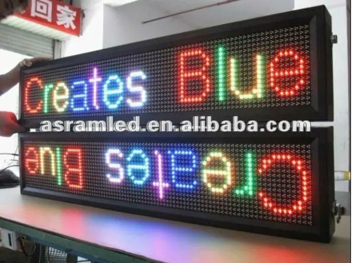 Hot! Single Lines Text Vehicle 12V Window Suction Cups Scrolling ...