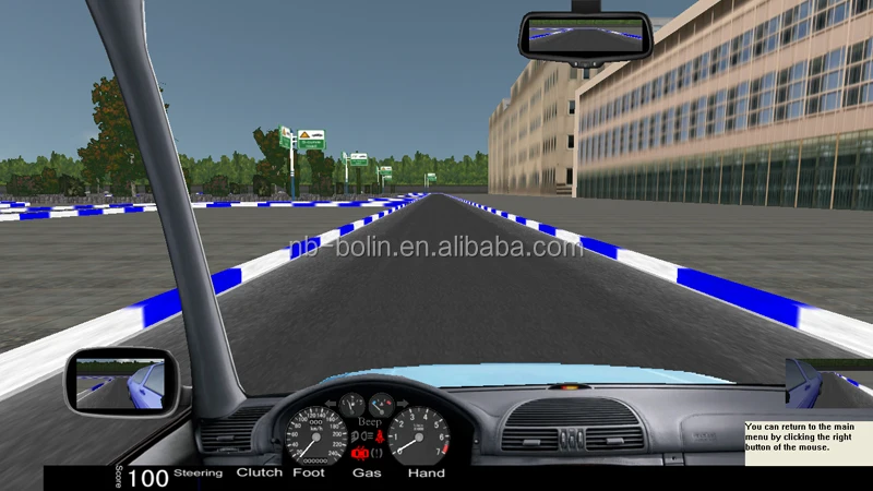 3 Screen Driving School Car Training Simulator Good Price - Buy Car Driving Simulator Price ...