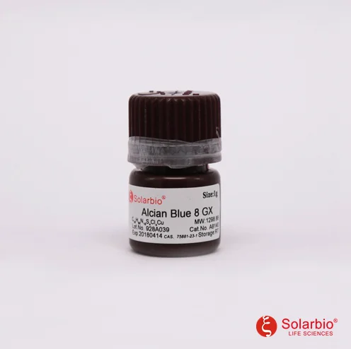 Solarbio Alcian Blue 8GX - High Quality Stain for Bacteria