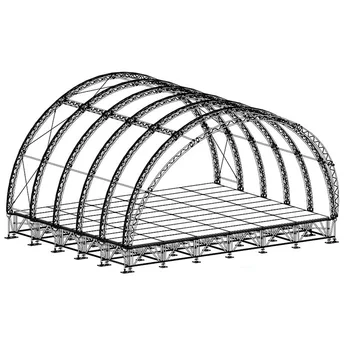 Aluminum Semi Circle Roof Truss Stage Truss - Buy Semi Circle Roof ...