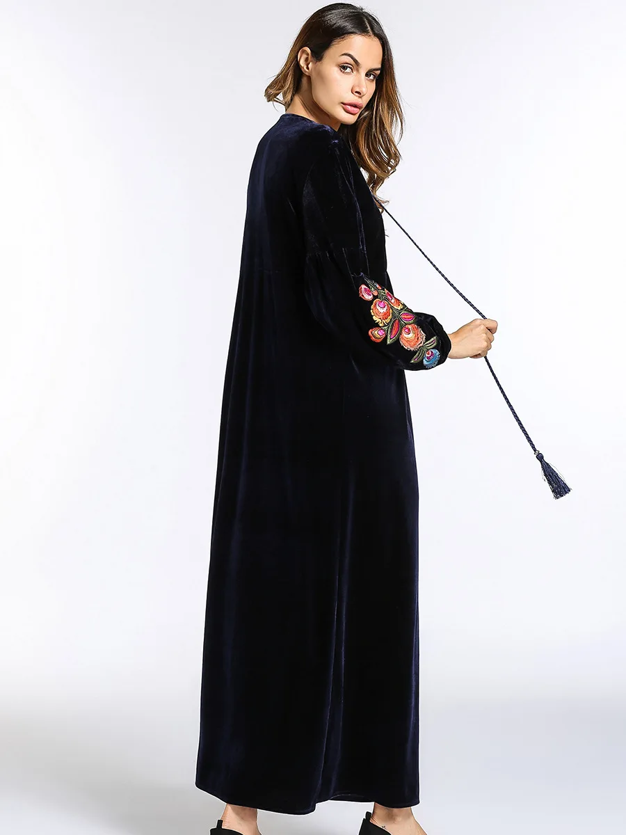 5465#muslim Normal Evening Dress Design Islamic Dresses In Red Colour ...