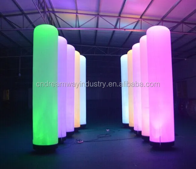 Color Changing Led Inflatable Pillar,Inflatable Column,Prism Inflatable ...