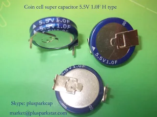 Ultracapacitor 5.5V 1.5F~0.1F Coin Cell Type - Super Capacitor