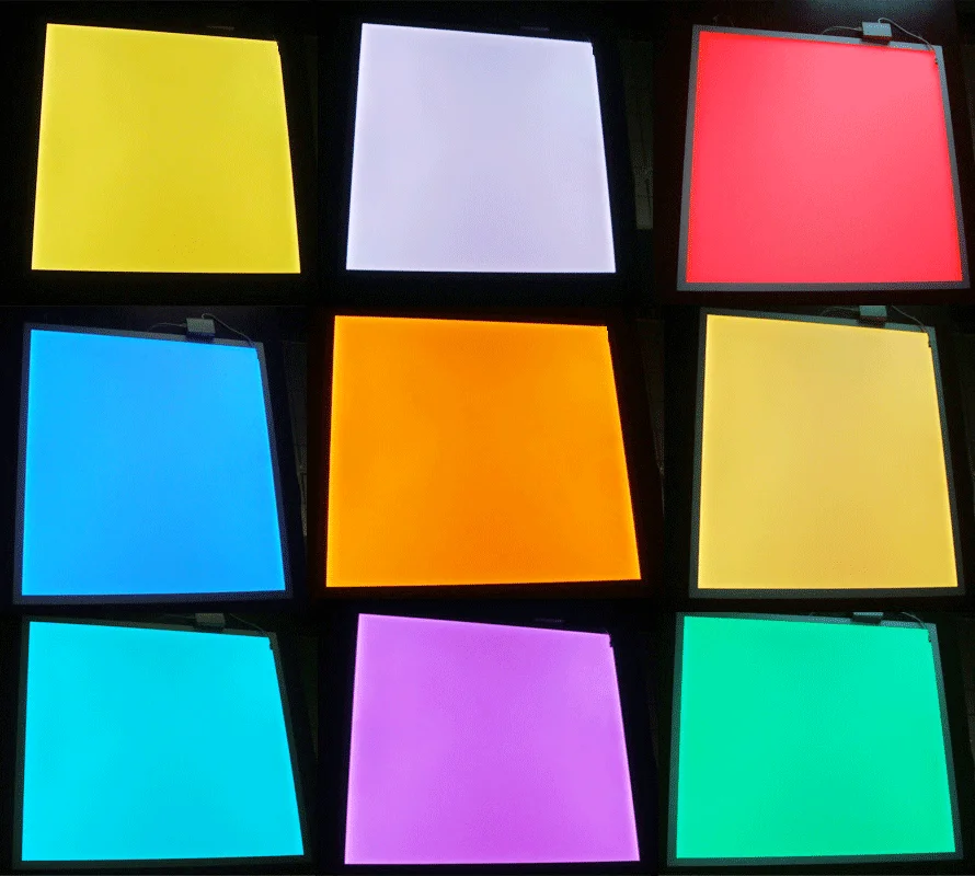 Multi Color Change 38w Double Color 620x620 Rgb Led Panel Light - Buy ...