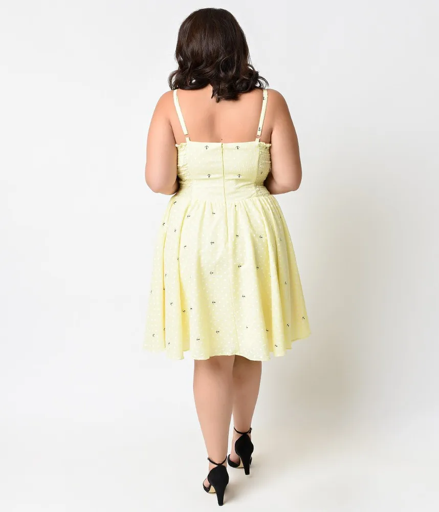 Fat Woman Wholesale Sexy Yellow Plus Size Summer Swing Dress - Buy ...