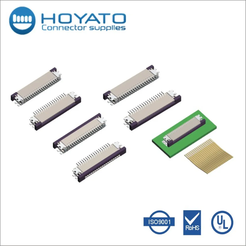 mobile charger connector pin fpc type 1mm 24pin ffc connector ...