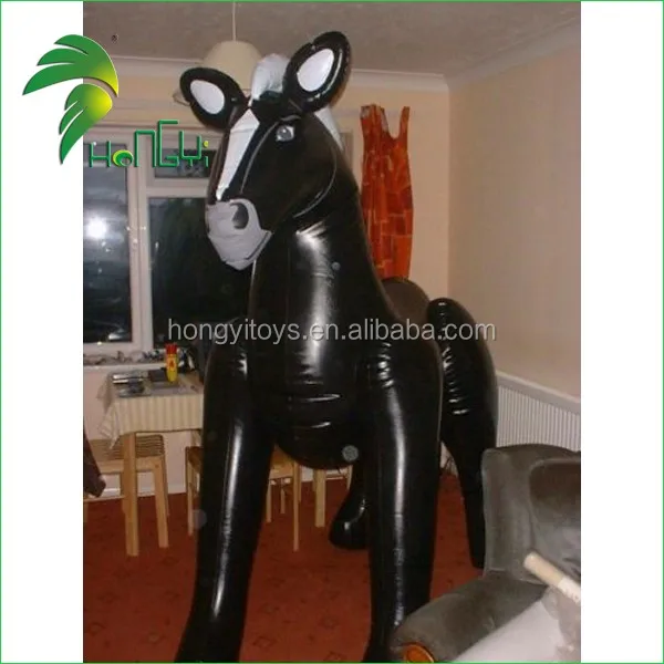 Inflatable Black Pvc Animal Model / Inflatable Donkey Cartoon For Sale ...