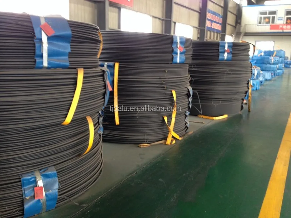 Unbonded Pc Strand Galvanized Steel Coil With Greased & Blue Hdpe ...