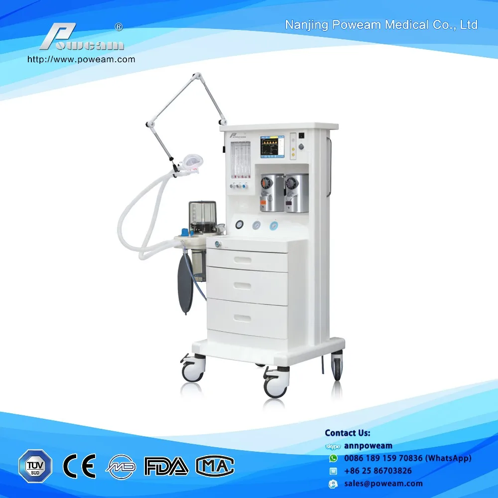 New 2 Vaporizers,3 Gas Anesthesia Machine With Ventilator - Buy ...