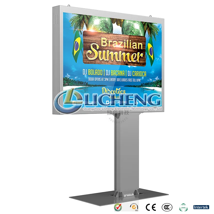 Outdoor Double Side LED Light Box - CNLC Advertising Billboard