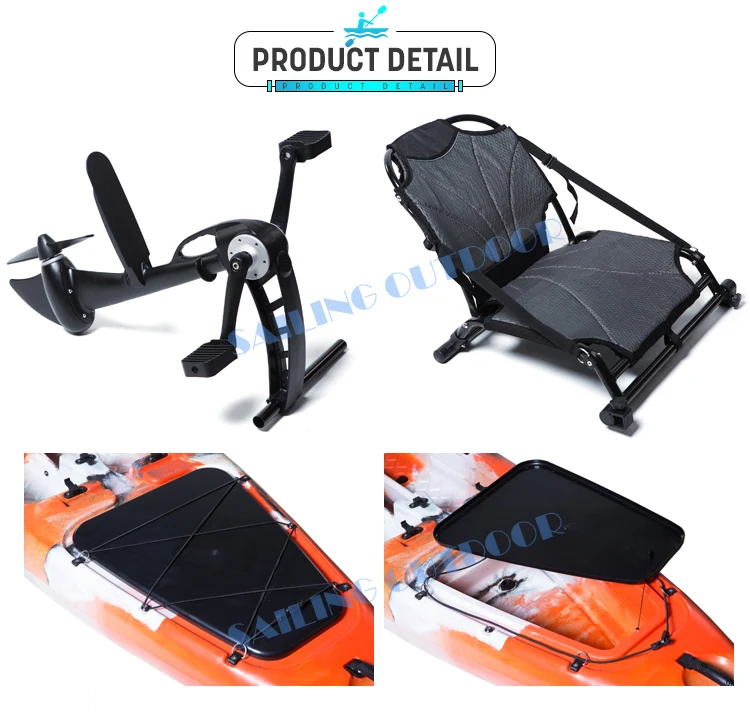 One Person Boats - Ozark Trail Fishing Kayaks with Propellers