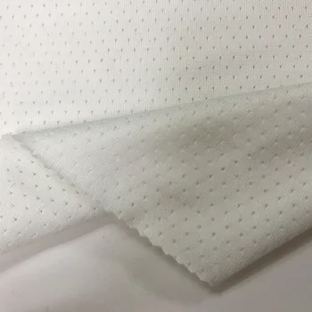 100% Polyester Pinhole Mesh Quick Dry Fabric Sports Jersey Fabric Stock ...