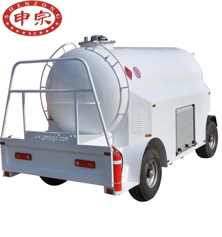 Hot Sale Aviation 5000l Jet Fuel Bowser Double Axle Trailer For Tractor ...