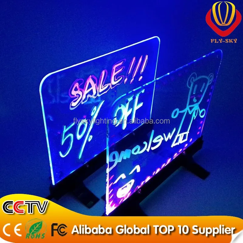 Yiwu Market Table Mini Led Handwriting Board For Shops Advertising ...