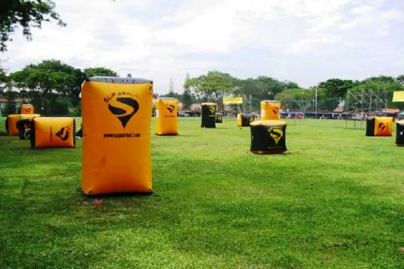 2017 New Design Customize Color Paintball Laser Tag Inflatable ...