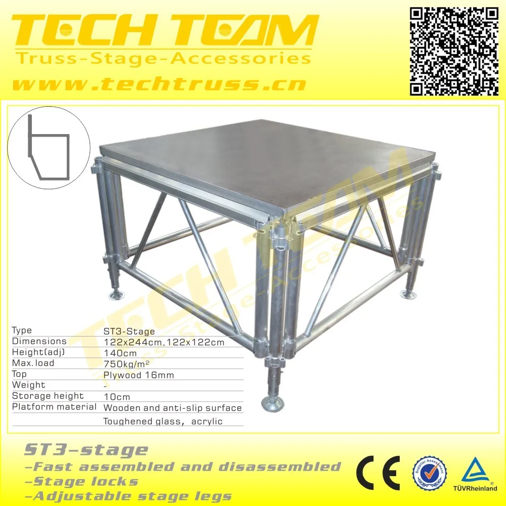 ST3 Portable Aluminum Stage Platform - Durable & Versatile