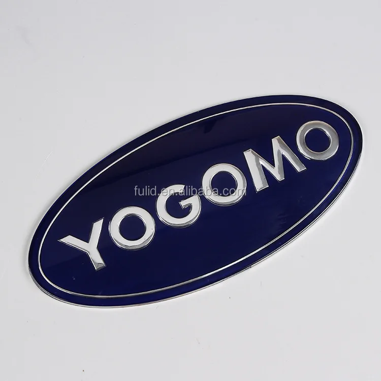 Custom Adhesive Black Chrome Car Badge Emblem Nameplate - Buy Black ...